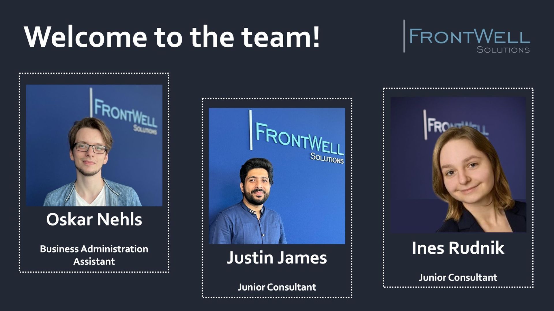 Welcome to the Team ! | FWS
